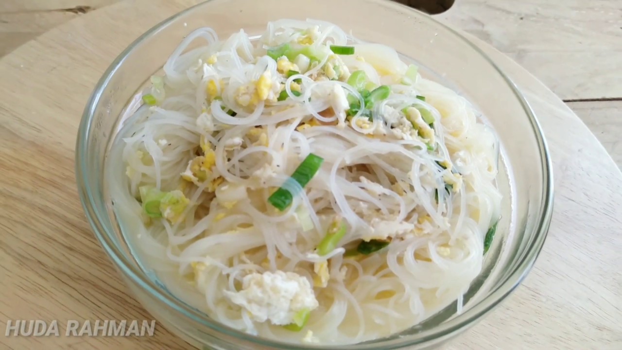 Resep Memasak Mie Bihun | cara memasak mie bihun kuah - YouTube