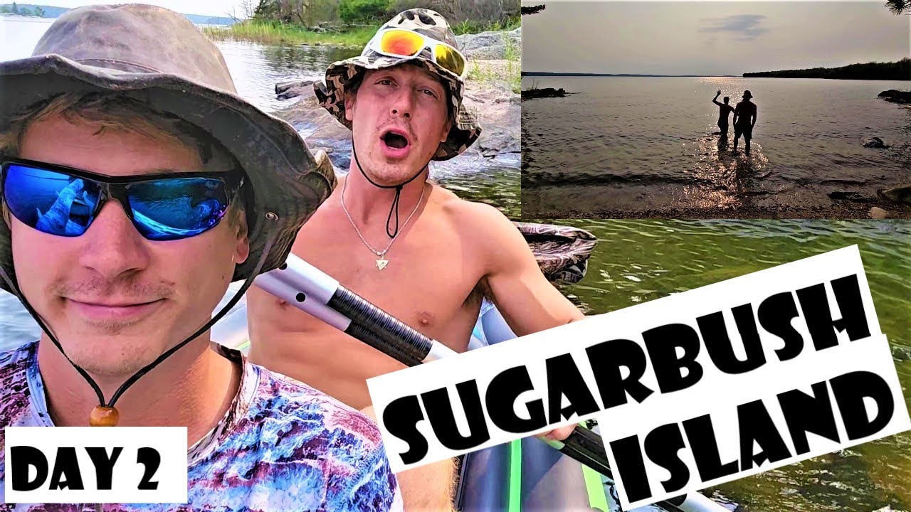 KAYAKING in "The Land of 10,000 Lakes"! CAMPING Sugarbush ISLAND ...