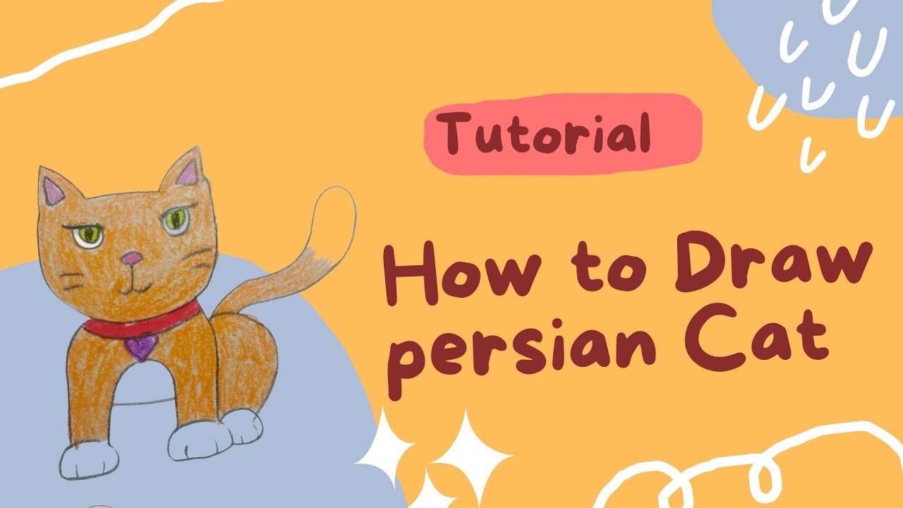 how to draw a Persian cat (Kitten)#drawing #art #foryou #video # ...