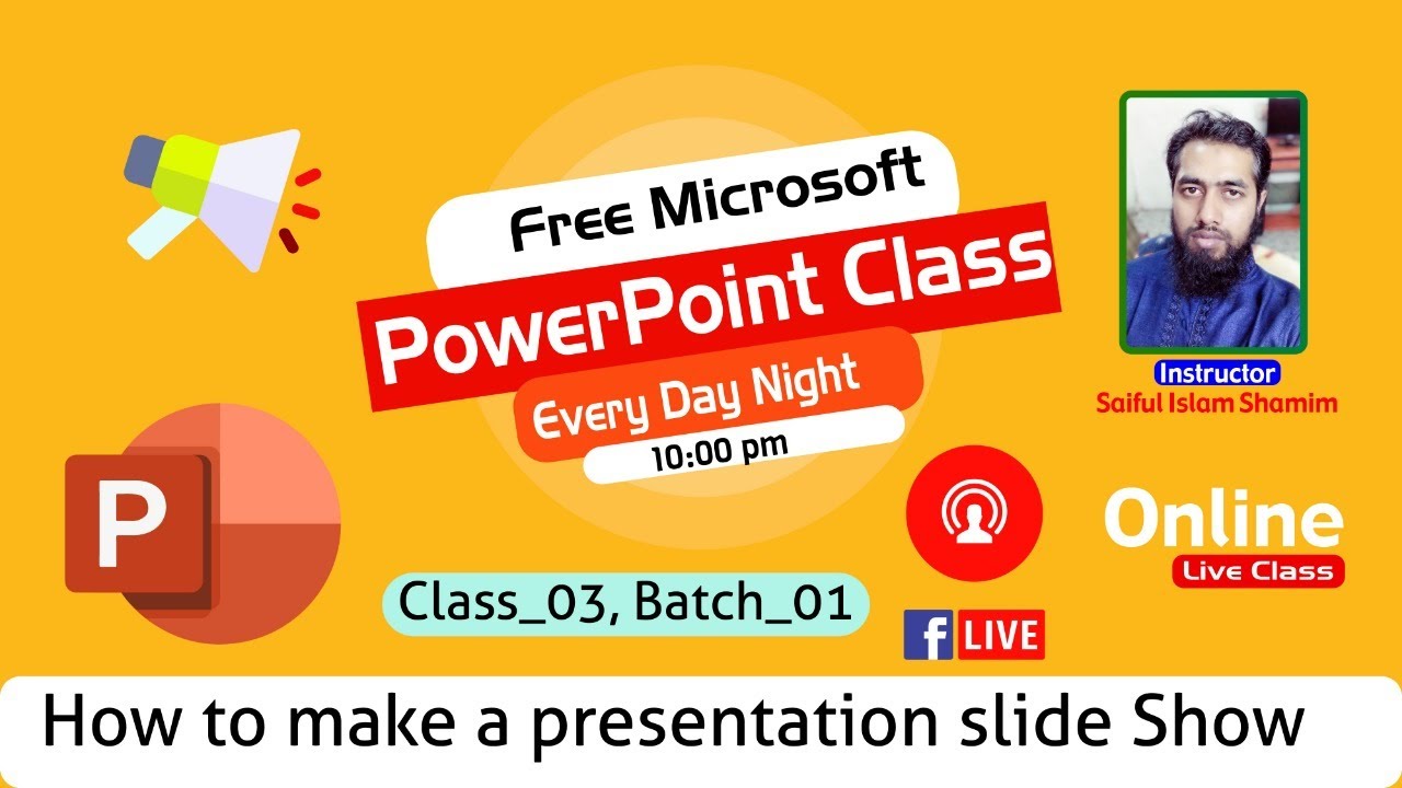 How To Make A Presentation Slideshow In Ms PowerPoint 2019 Class 03 How To Make A Presentation Slideshow In Ms PowerPoint 2019 Class 03