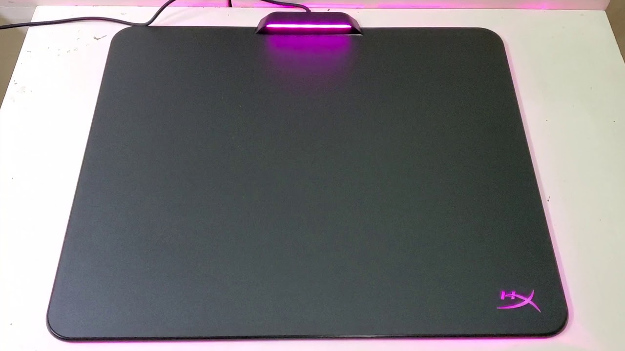 HyperX FURY Ultra Mouse Pad RGB Lighting Effects - YouTube