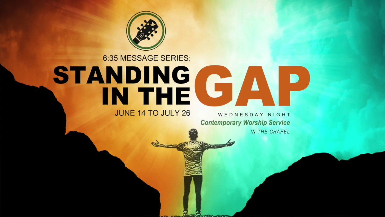 Standing in the Gap - YouTube
