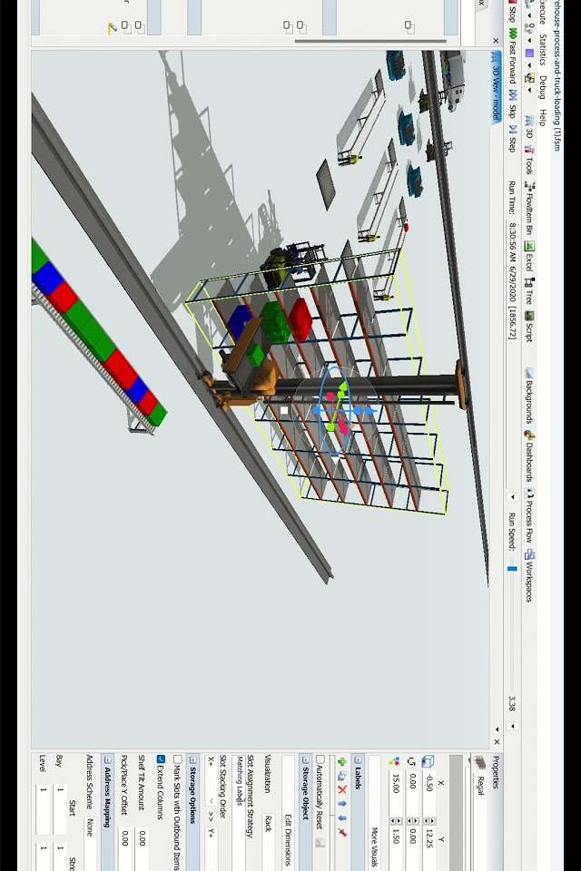 Short 8| How To Load Rack Using ASRS Based on Type | Rack Loading Process | Flexsim | BE AWARE ...