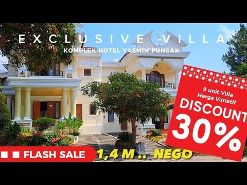 JUAL MURAH DISCOUNT 30% | VILLA EXCLUSIVE YASMIN PUNCAK - YouTube
