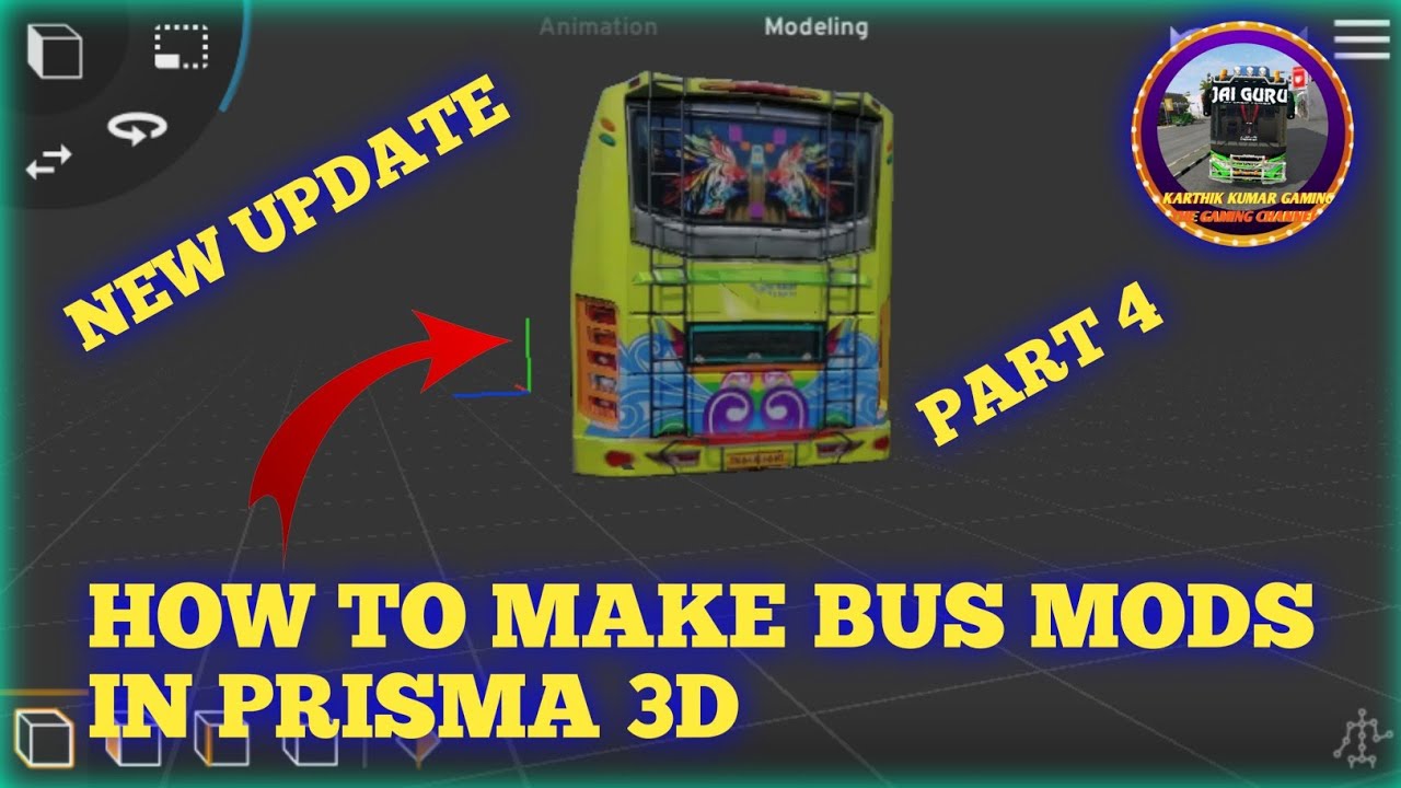 HOW TO MAKE BUS MOD IN PRISMA 3D PART 4 NEW UPDATE ...