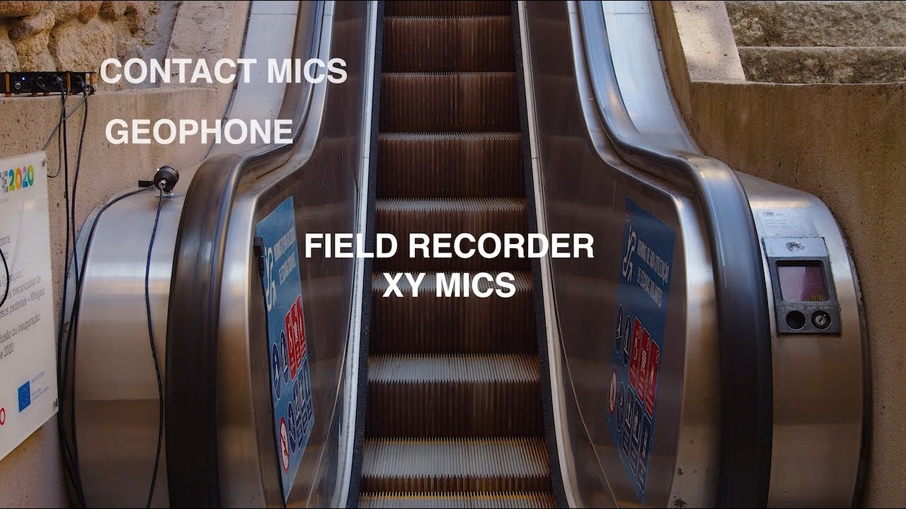 Escalator Soundscape | LeafAudio Contact Microphone & Geophone - YouTube