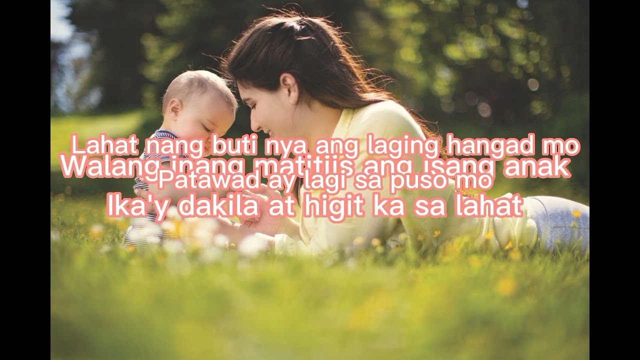Awit kay Inay-Carol Banawa (Lyrics) - YouTube