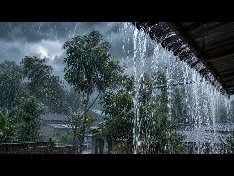 %99 Hızla Uykuya Dalın! Şiddetli Yağmur, Güçlü Gök Gürültüsü ve Sert Rüzgar ⛈️ (Reklamsız)
