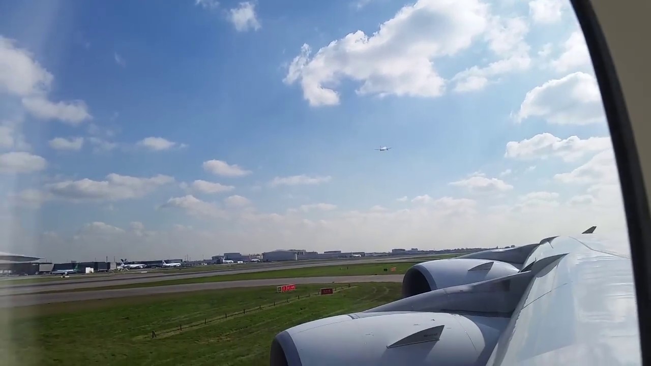 Etihad Airways EY12 A380 London Heathrow Full Departure - YouTube