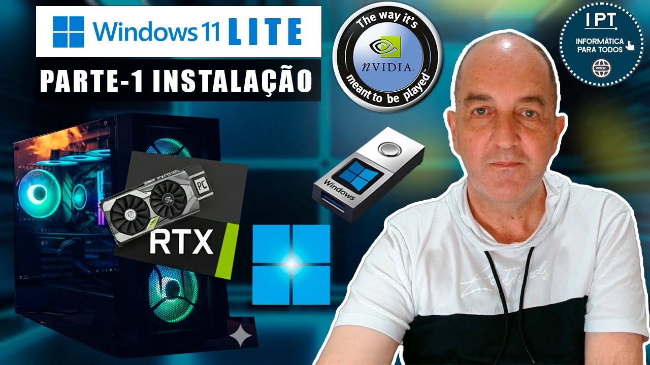 Como Instalar o Windows 11 LITE (Parte 1): Formatando e Instalando do Zero! - YouTube