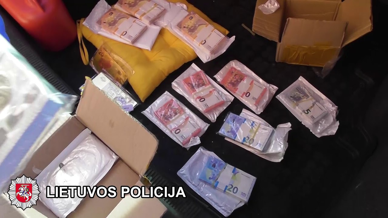 Netikri pinigai keliavo į apyvartą - YouTube