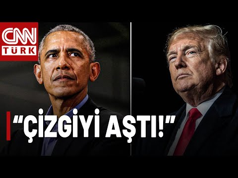 Obama’dan Trump’a Sert Sözler! “Demokrasiyi Zayıflatıyor, Çizgiyi Aştı!”