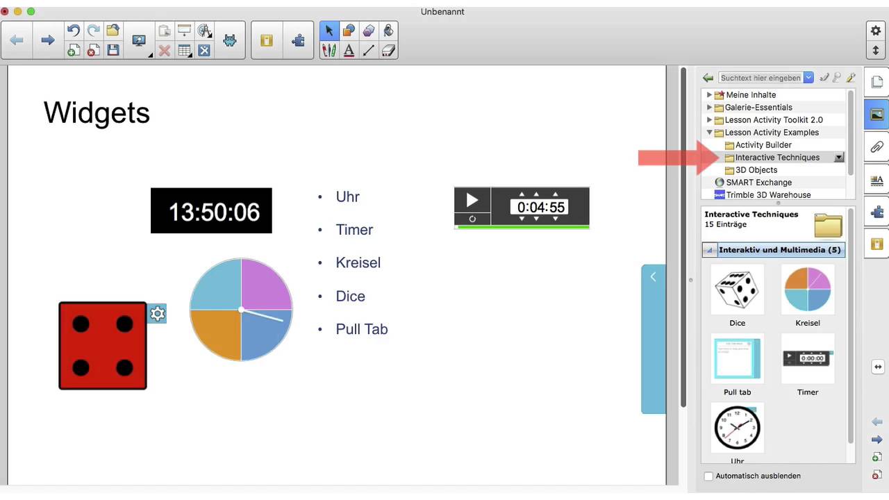 Die neuen WIdgets in der SMART Notebook® 16 Software - YouTube