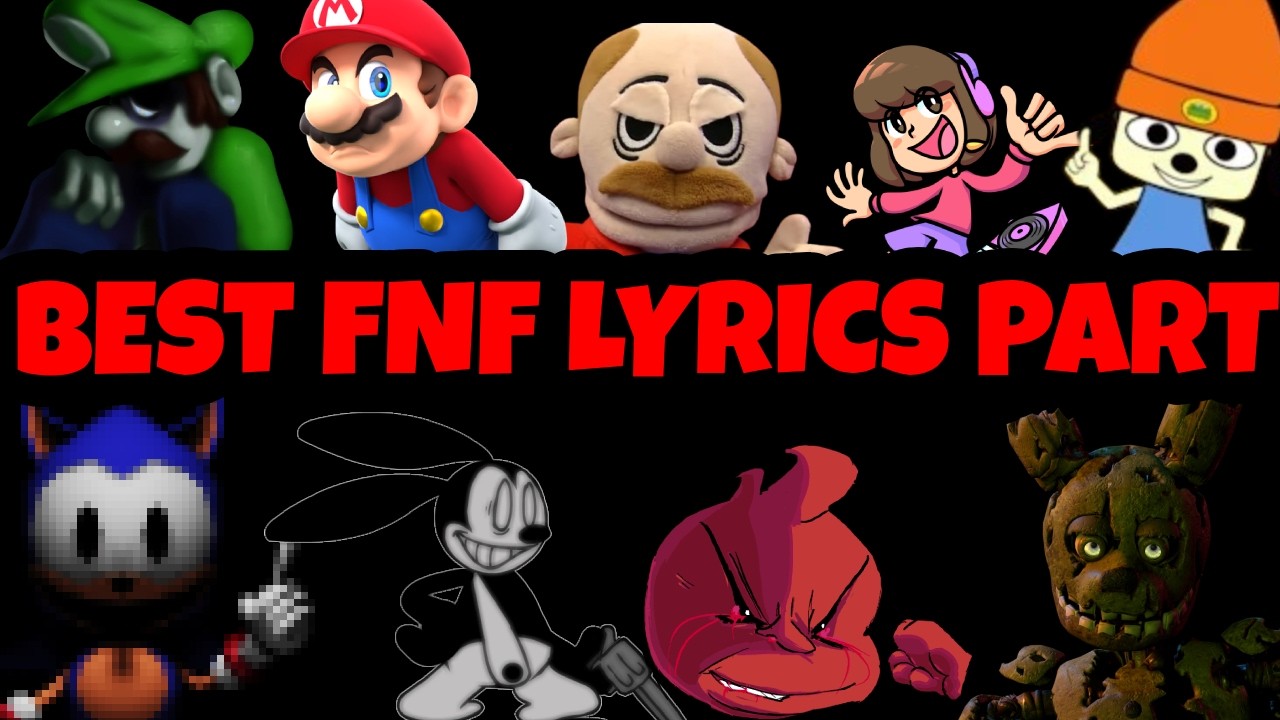 BEST FNF MODS WITH LYRICS 2 - YouTube