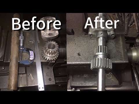 How to make operations gear boxc part of lathe machine technical machine #technology