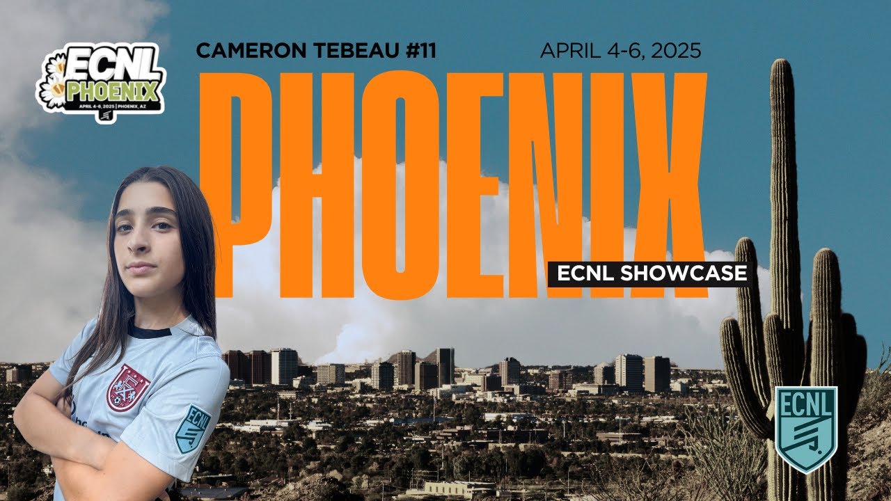 Cameron Tebeau '28 BEST PLAYS from the ECNL Phoenix Showcase - YouTube