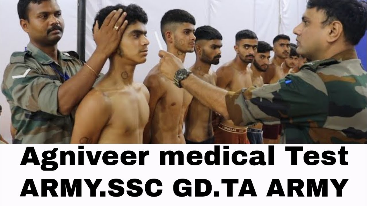 Indian Army Agniveer Medical Test || Army medical checkup #indianarmy # ...
