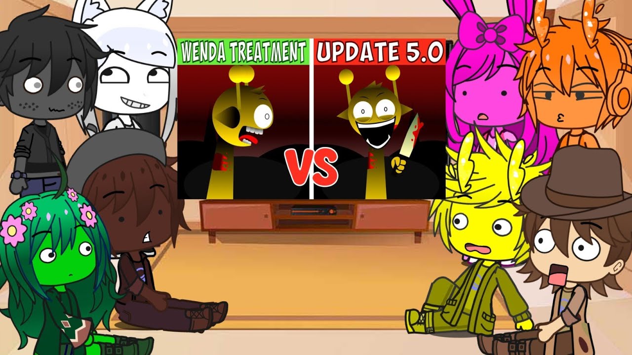 Incredibox Sprunki React to Wenda Treatment Update + Bonus | Gacha Club ...