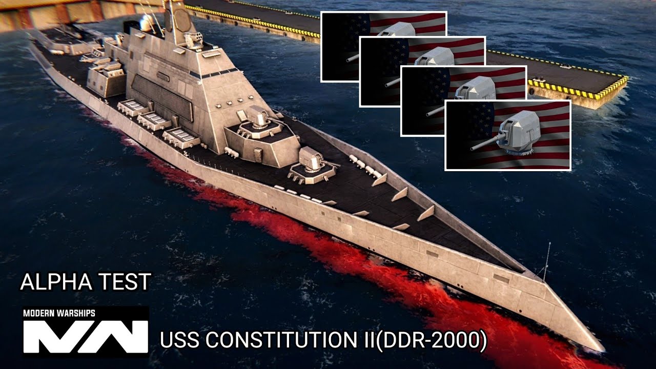 MODERN WARSHIPS:USS CONSTITUTION II(DDR-2000)New Ship, Look Like ...