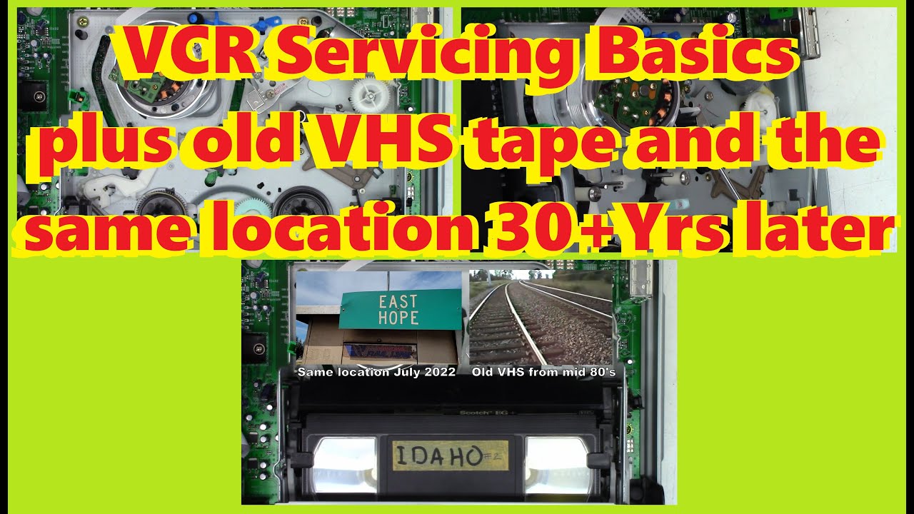 VCR Servicing Basics on a Zenith ZBV443 - Clean and Lube - YouTube