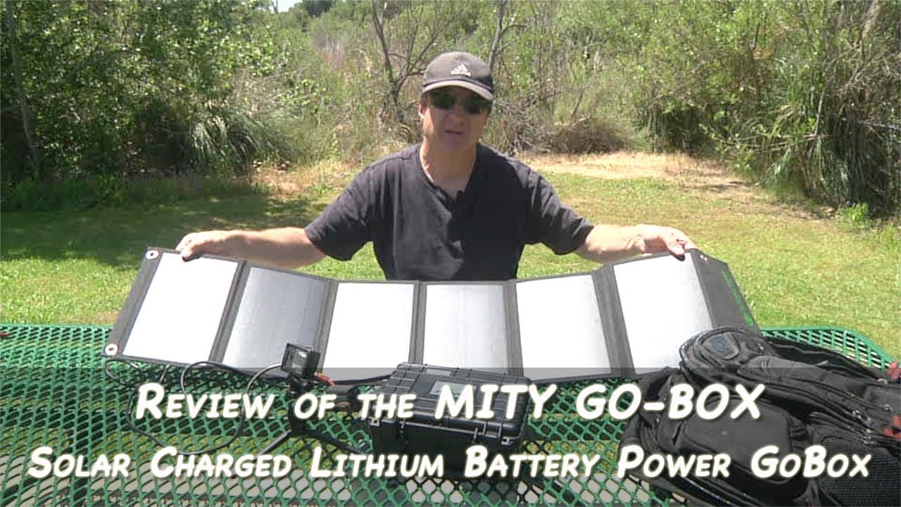 Review of the MITY GO-BOX Solar Charged portable battery unit for Ham ...