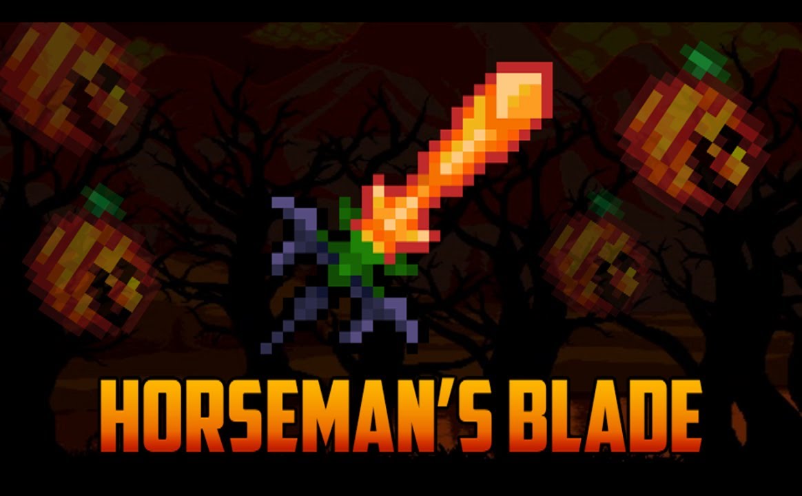 Terraria - Horseman's Blade [My favorite sword] - YouTube