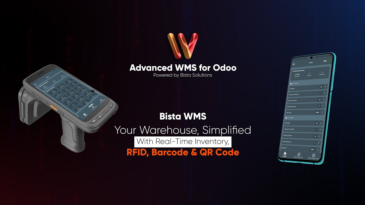 Advanced WMs for Odoo with RFID, Barcode & QR Code. - YouTube