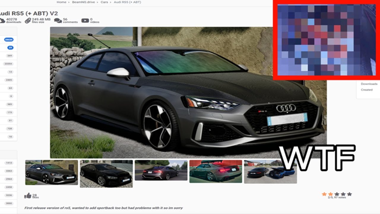 Someone Uploaded Gore into a BeamNG Mod... - YouTube
