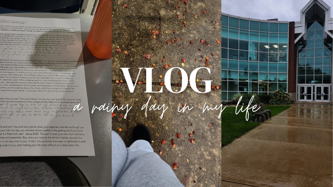 College Mini Vlog - YouTube