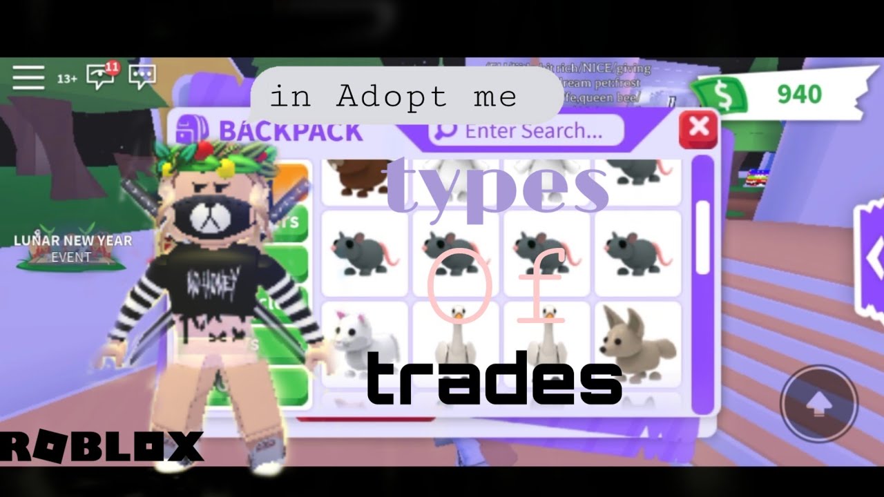 Types of trades and scam in Adopt me | Shinngy Roblox - YouTube
