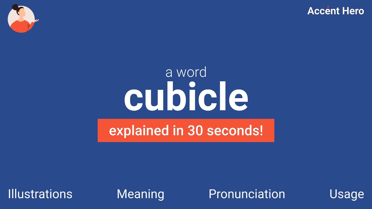 CUBICLE - Meaning and Pronunciation - YouTube