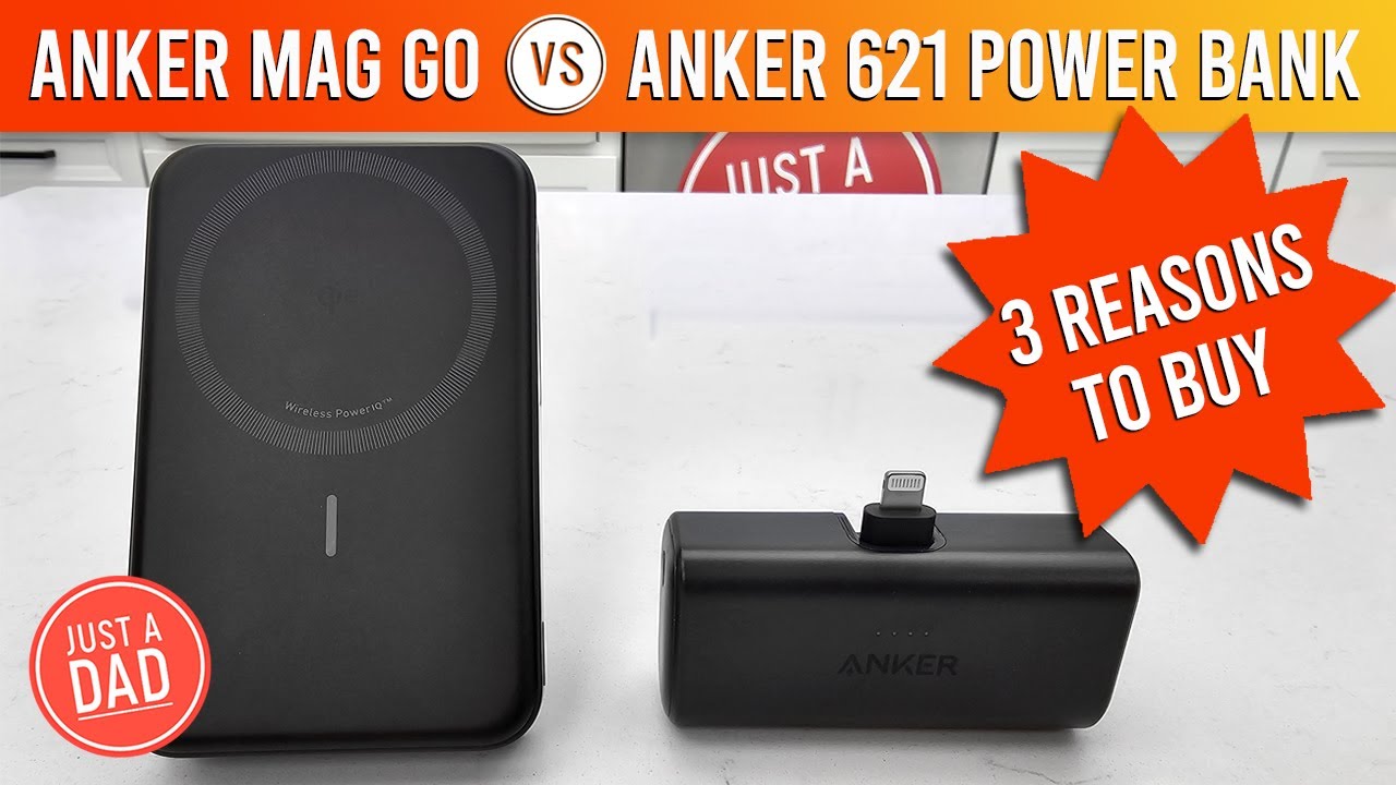Anker MagGo vs Anker 621 Power Bank COMPARISON - YouTube