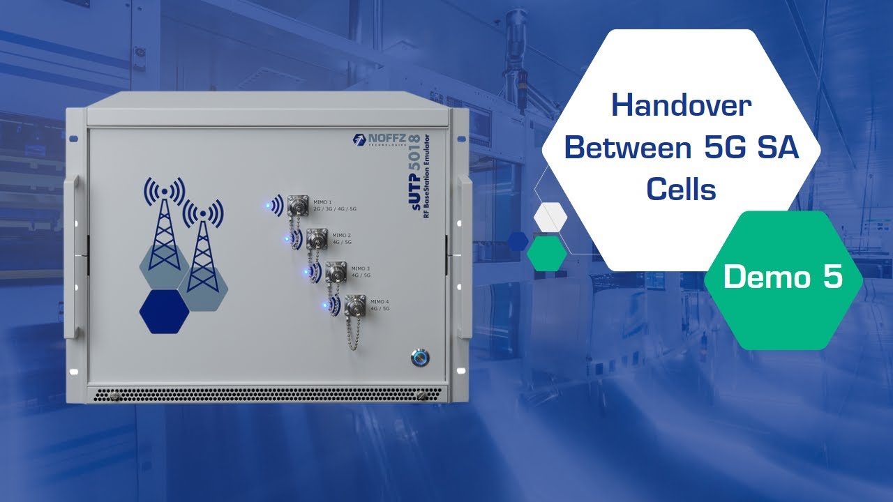 Handover Between 5G Standalone Cells – Demo 5 – NOFFZ Base Station ...