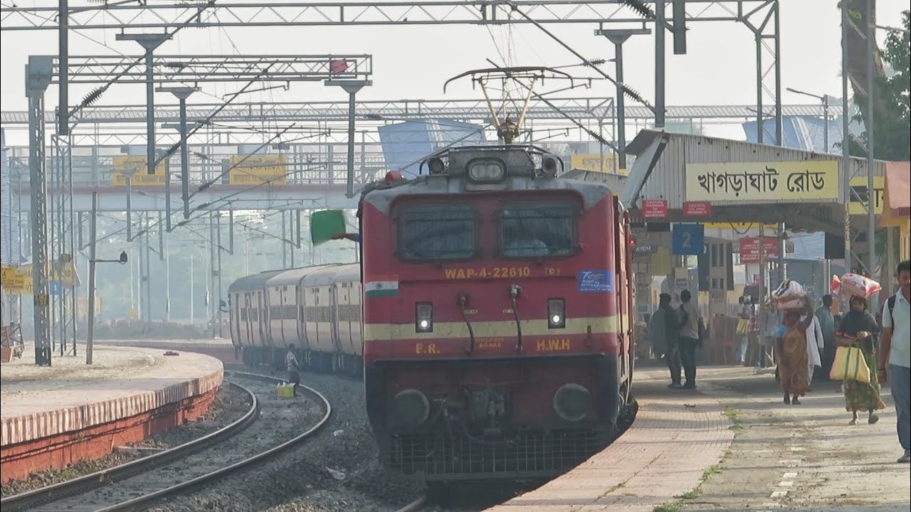 Loco Pilot & Train Manager Exchanging Green Flag - Departure ...