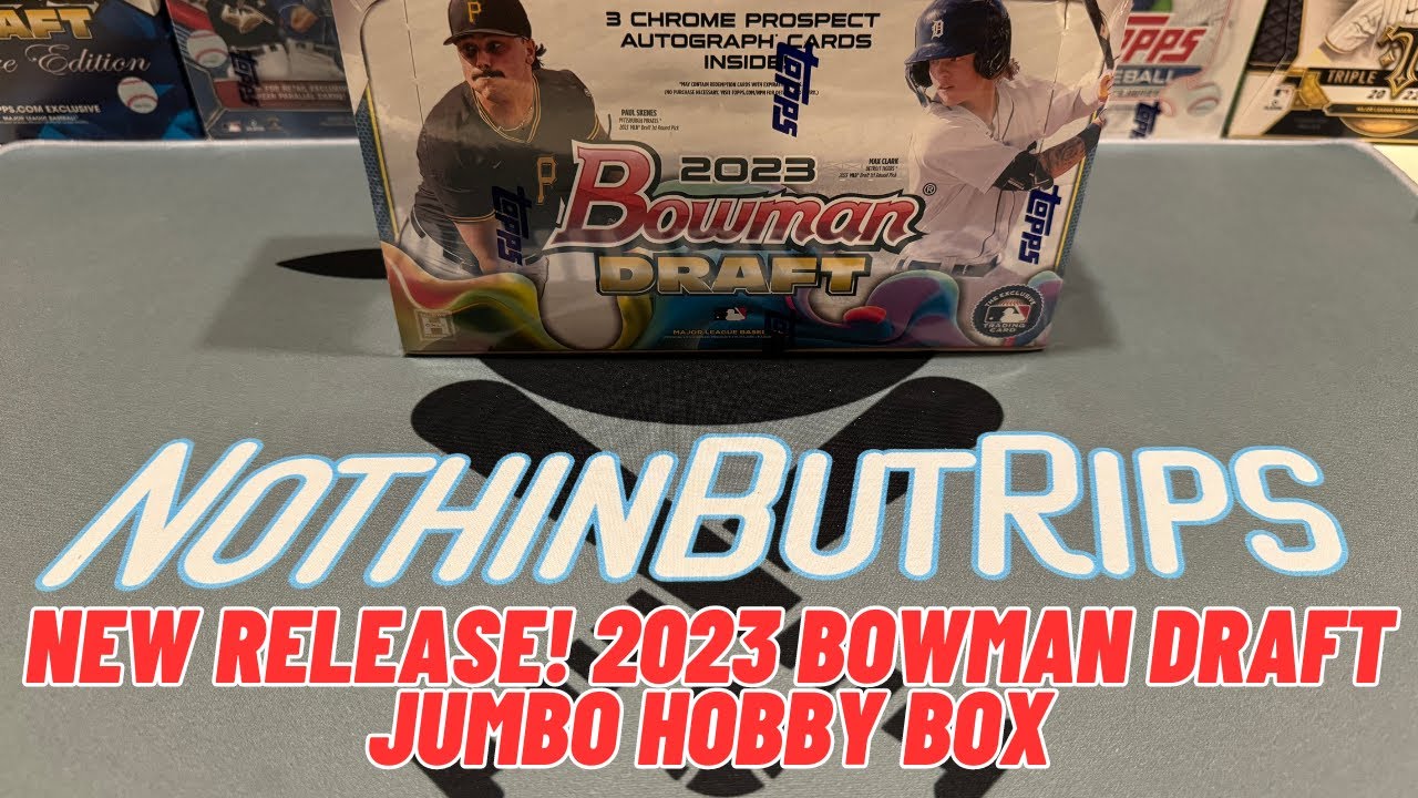 NEW RELEASE! | 2023 Bowman Draft Jumbo Hobby Box - Hello Wyatt! - YouTube