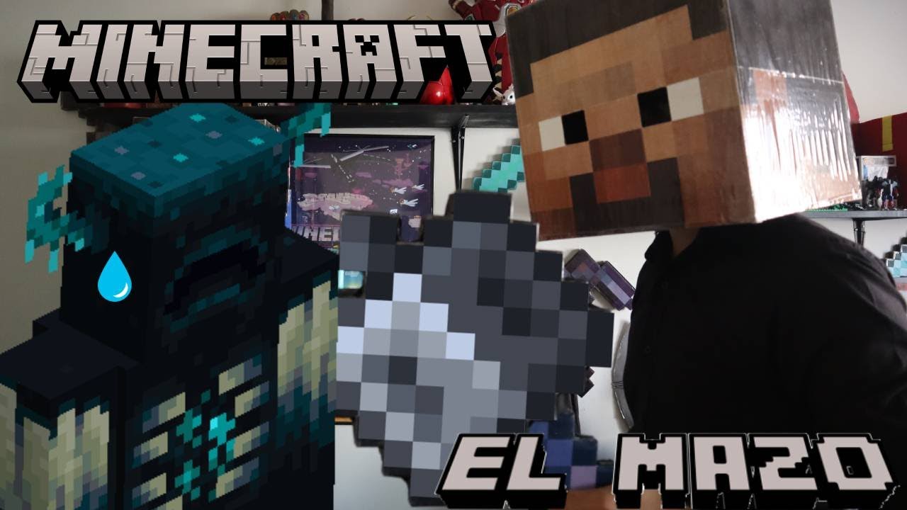 COMO HACER EL MAZO DE MINECRAFT DE CARTÓN!! | AAIRONP - YouTube