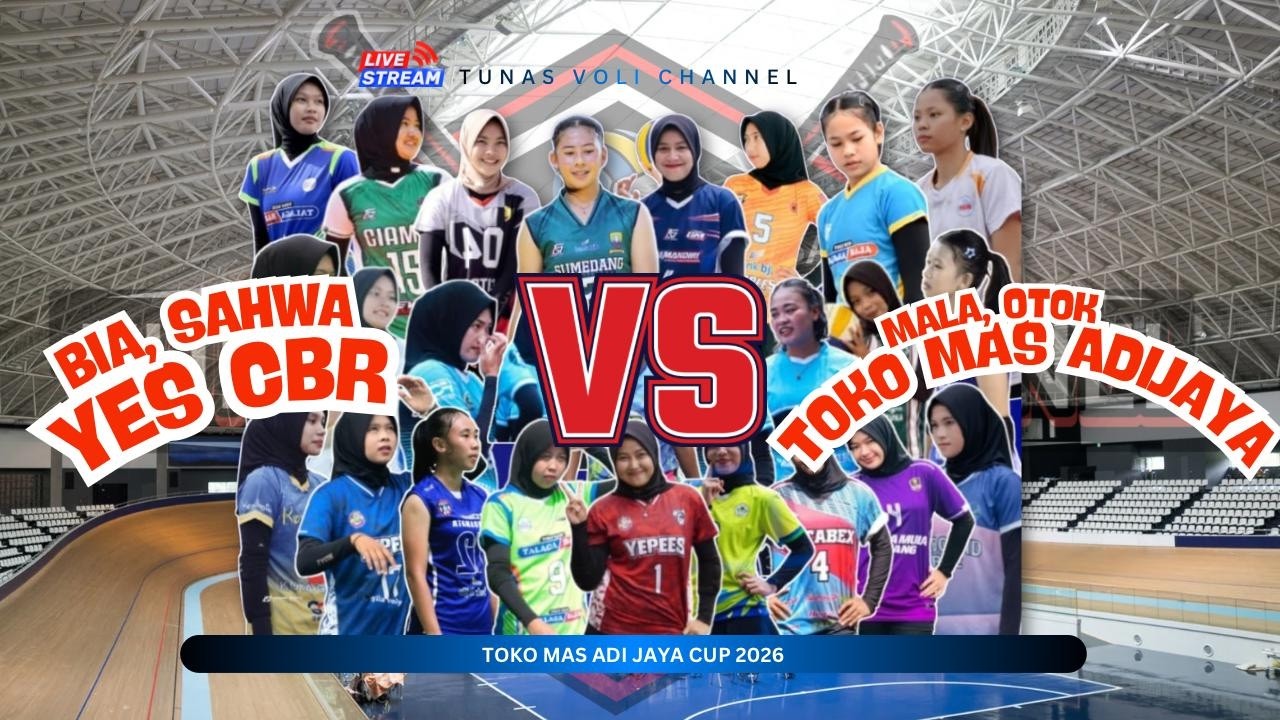 (LIVE) YES CBR (BIA,SAHWA) VS TOKO MAS ADI JAYA (MALA,OTOK,DEWI ...