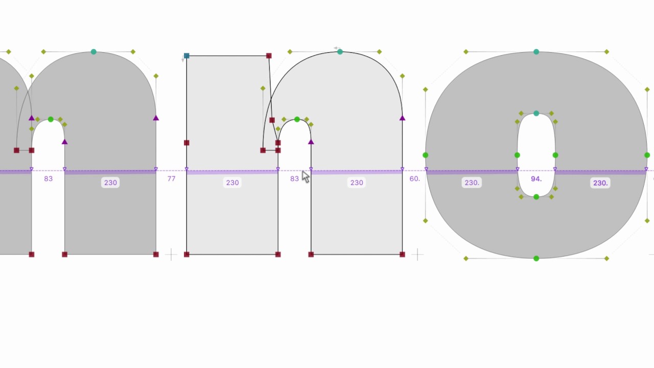 Guides. The perfect alignment and measurement tools in FontLab VI ...