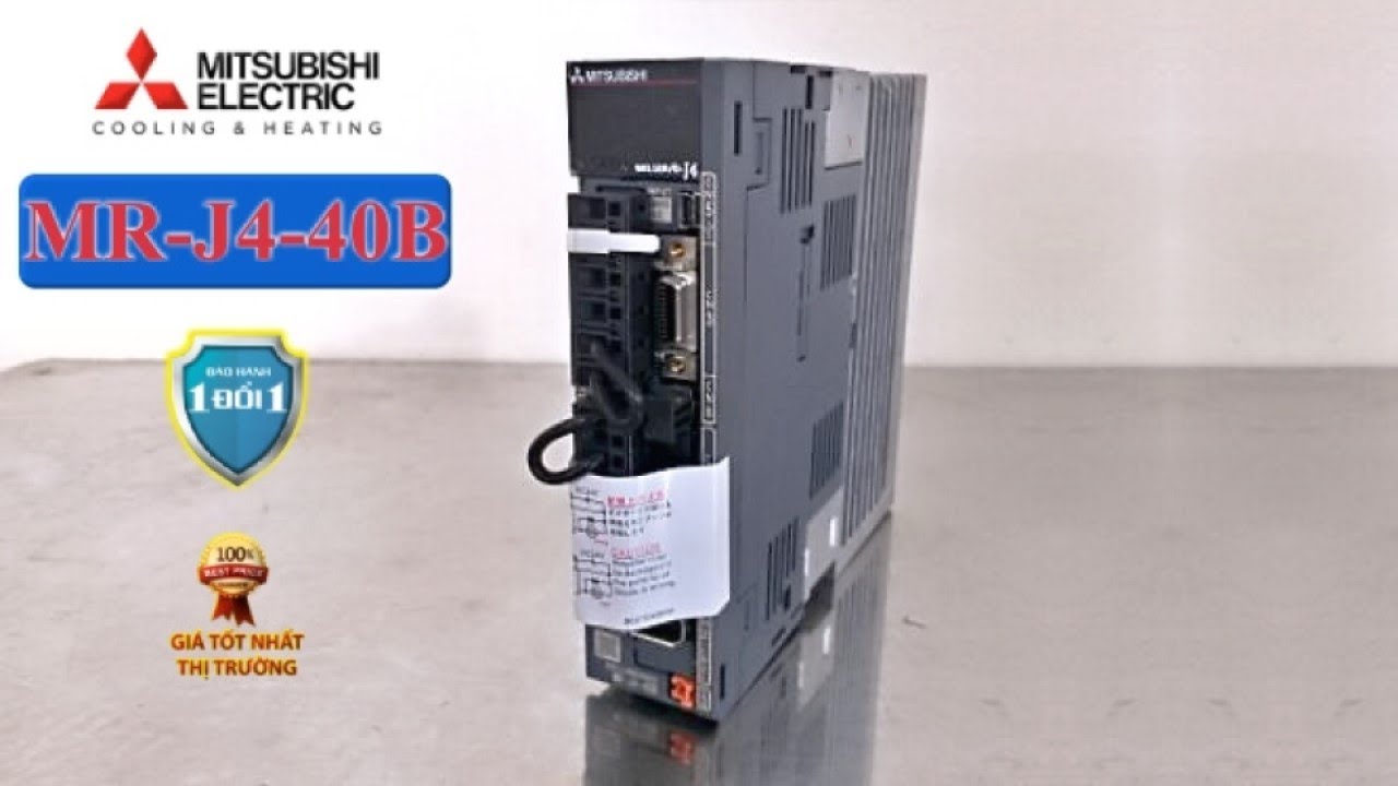 MR-J4-40B Bộ điều khiển Servo Driver Mitsubishi 0.4 kW 220 VAC - YouTube