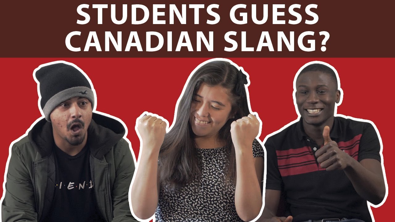 International Students Guess Canadian Slang - YouTube