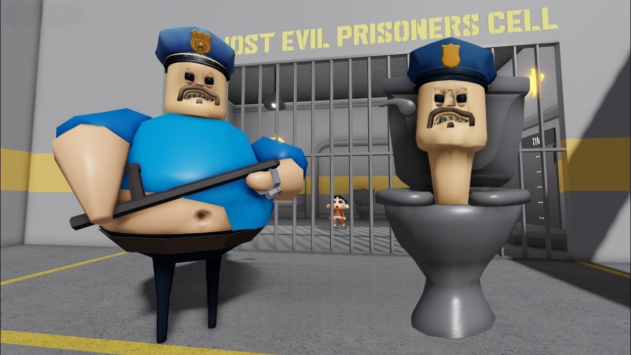 Bacon Cop Playing As Skibarry In BARRY'S PRISON RUN! GAMEPASS FULL ...