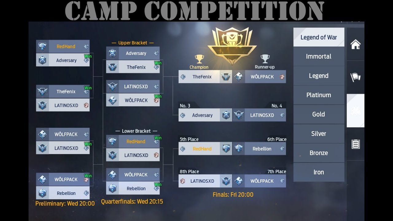 Undawn Camp Competition (latest) - YouTube
