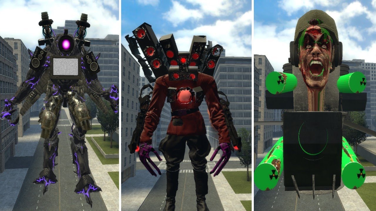 The Skibidi Wars | Tri Titan Cameraman and Titan Speakerman VS Skibidi ...