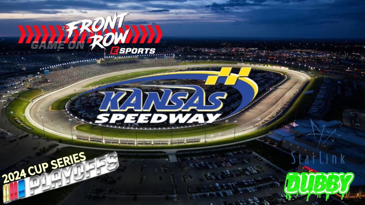 4 WIDE AT KANSAS!!! Iracing FRONT ROW ESPORTS 2024 CUP at KANSAS - YouTube
