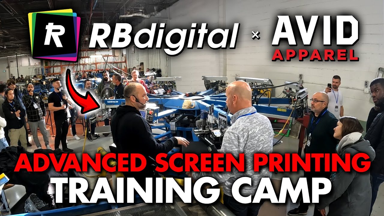 Experience the RB Digital Advanced Screen Printing Training Camp for ...