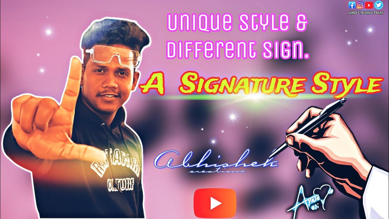 How to make your signature | A signature ideas | A signature style ...