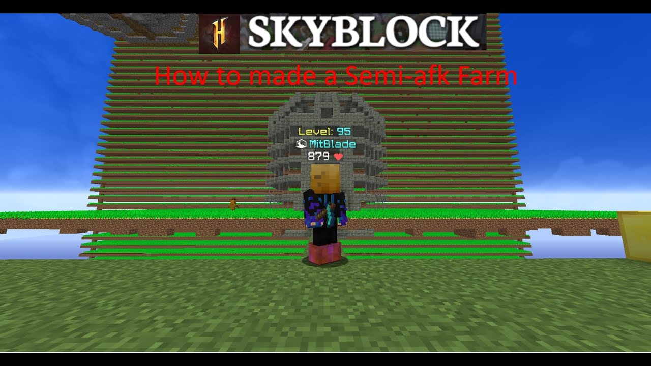 Hypixel Skyblock: How to make an Semi-afk Potato/Wheat/Carrot Farm ...