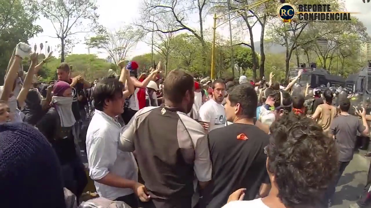 Protests Caracas Venezuela for freedom april 2017 - YouTube