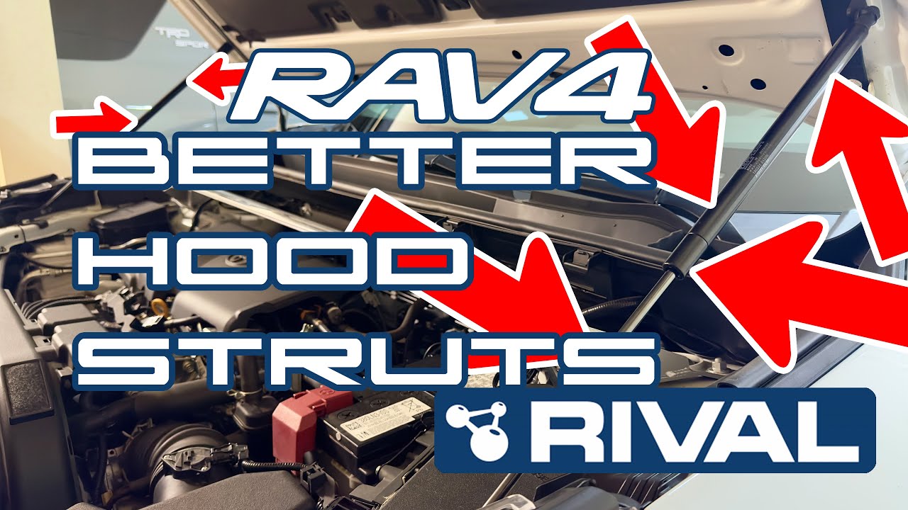 RIVAL HOOD STRUT INSTALL | 5TH GEN TOYOTA RAV4 - YouTube