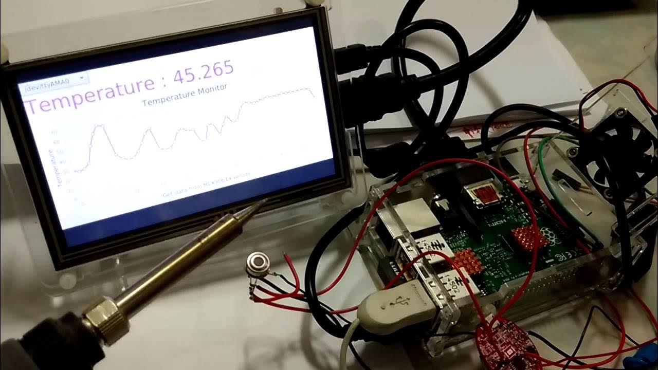 JAVAFX & MLX90614 - Temperature sensor monitor v0.2 - YouTube